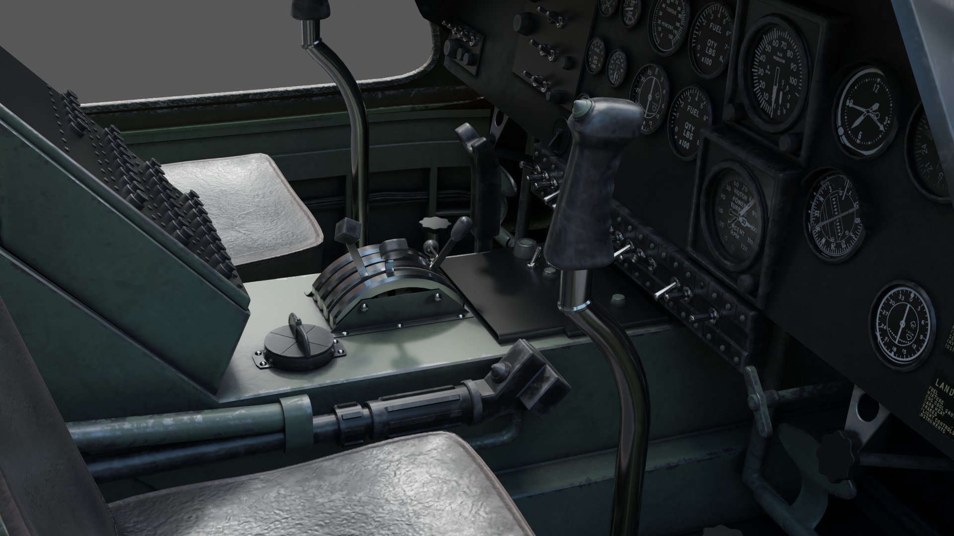 Sikorsky H-19 Chickasaw Helicopter PBR 3D Model - TurboSquid 1754537