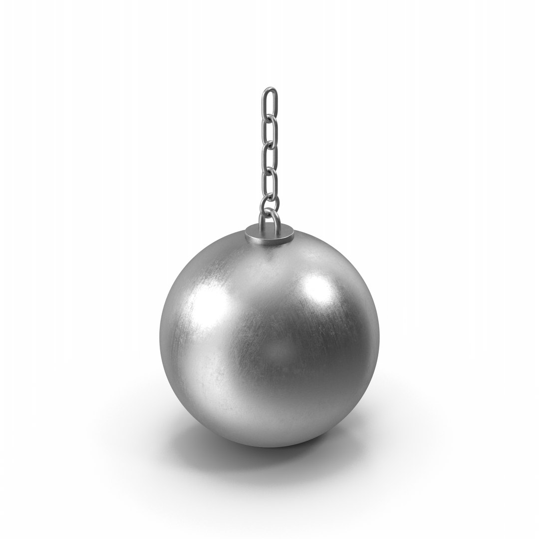 3D Hanging Wrecking Ball Model - TurboSquid 2200295