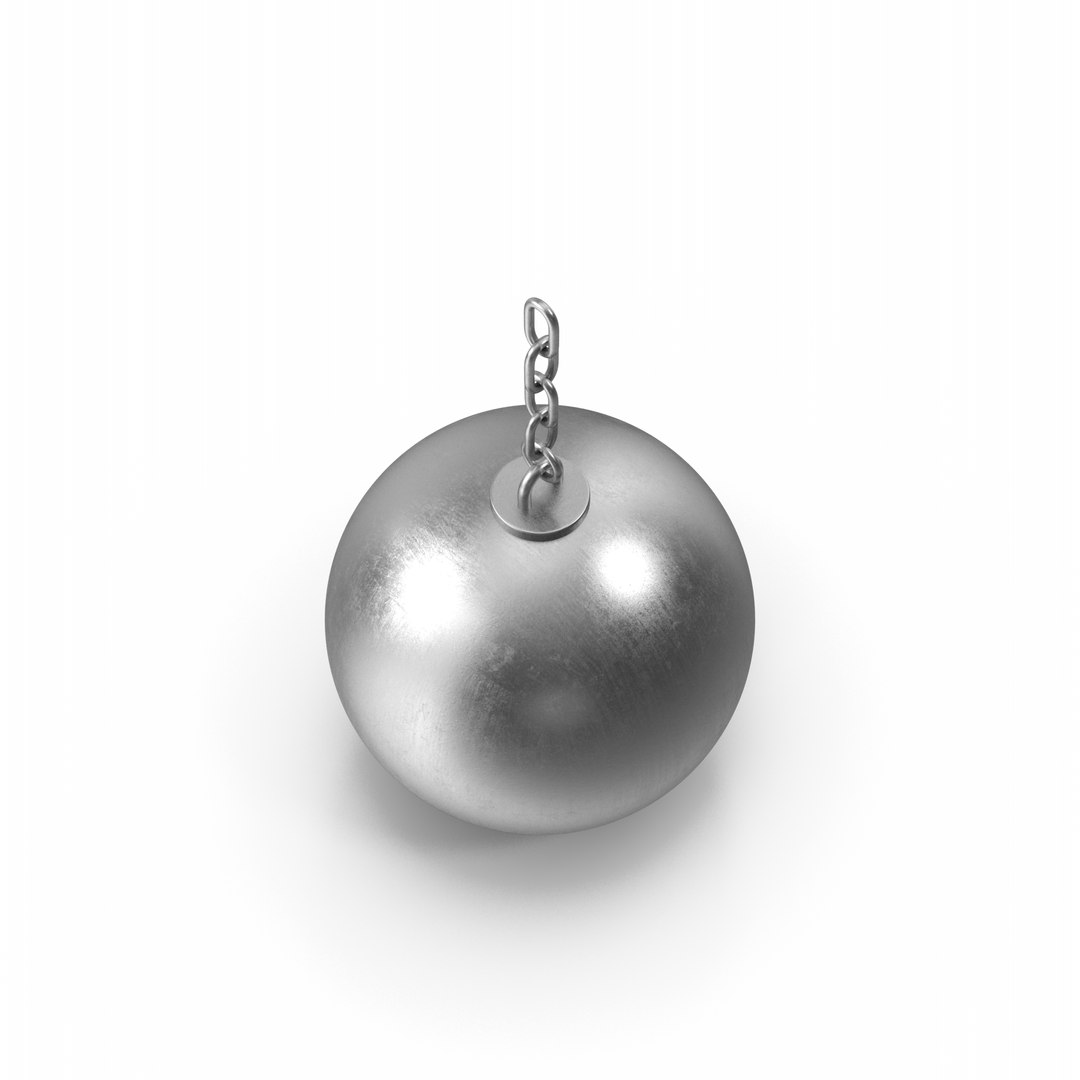 3D Hanging Wrecking Ball Model - TurboSquid 2200295