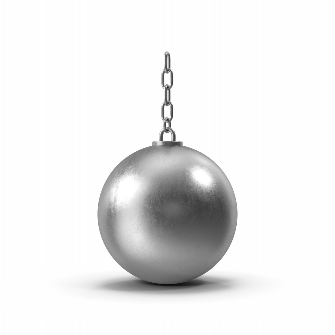 3D Hanging Wrecking Ball Model - TurboSquid 2200295