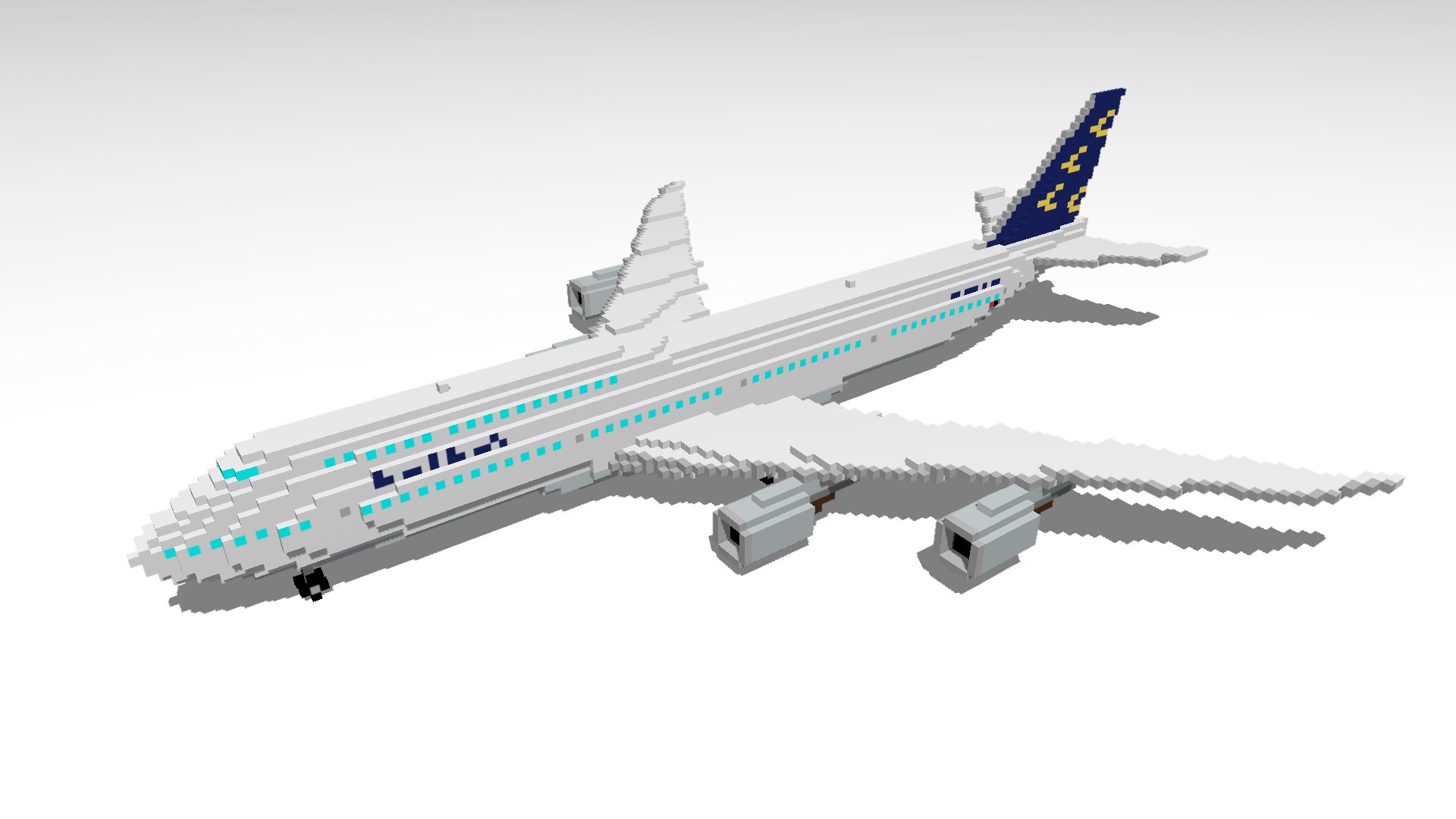 3D Model Boeing 747 - Pixelated - TurboSquid 1966674