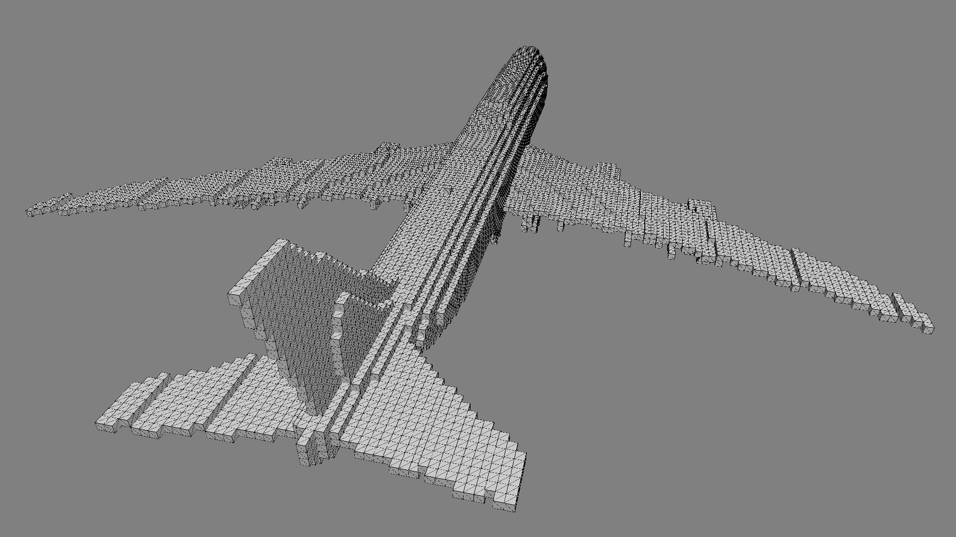 3D Model Boeing 747 - Pixelated - TurboSquid 1966674