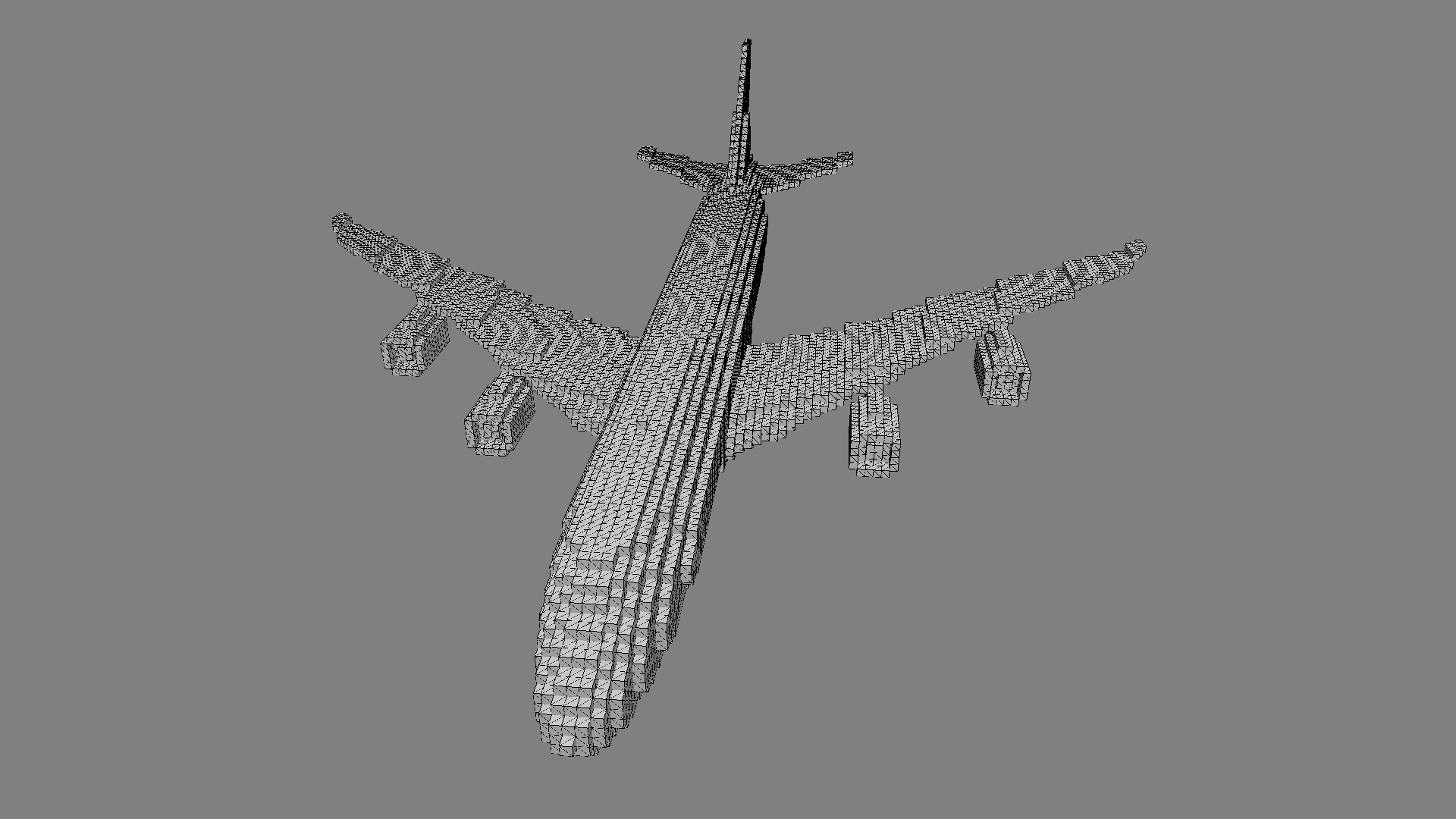 3D Model Boeing 747 - Pixelated - TurboSquid 1966674