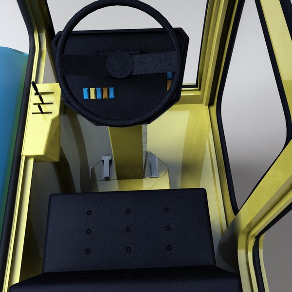 realistic mixer car davino 3d model