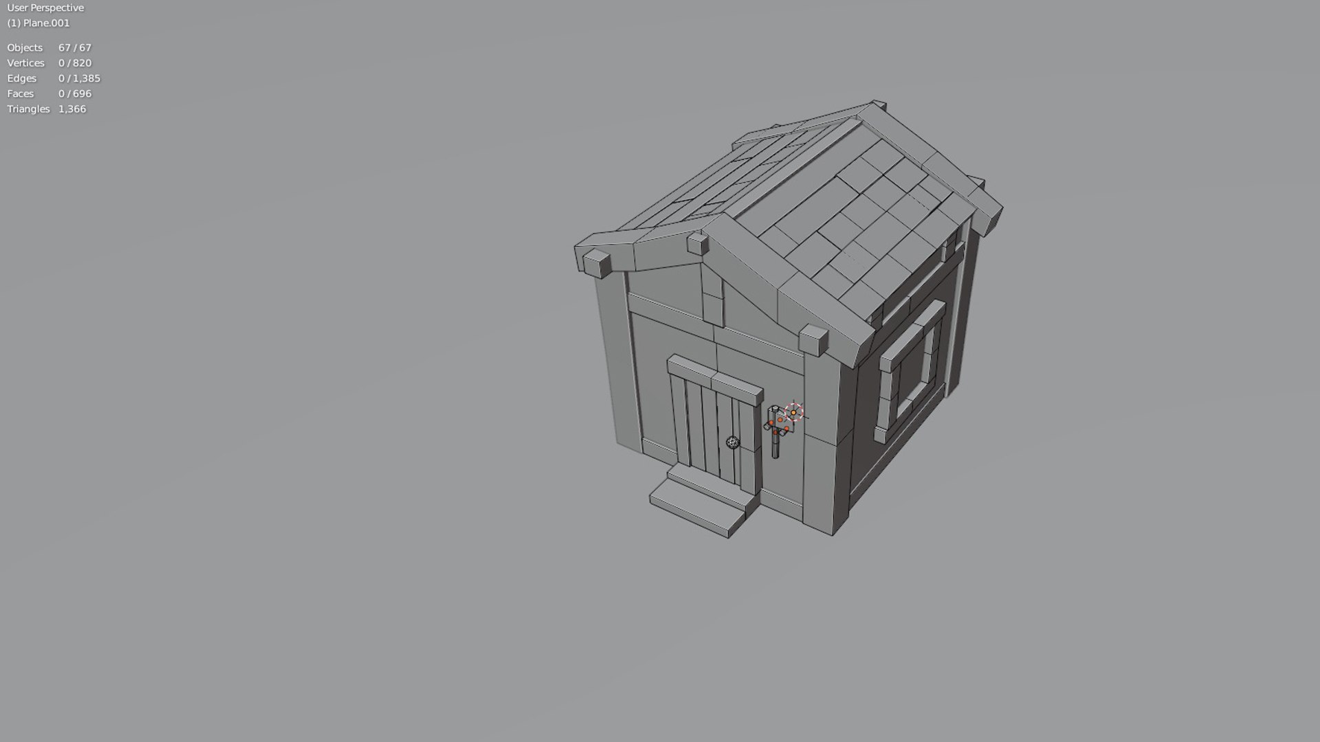 Low Poly 3d Shed Model - TurboSquid 1974779