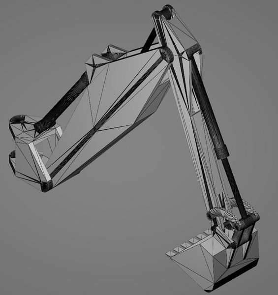 3D backhoe excavator - TurboSquid 1430613