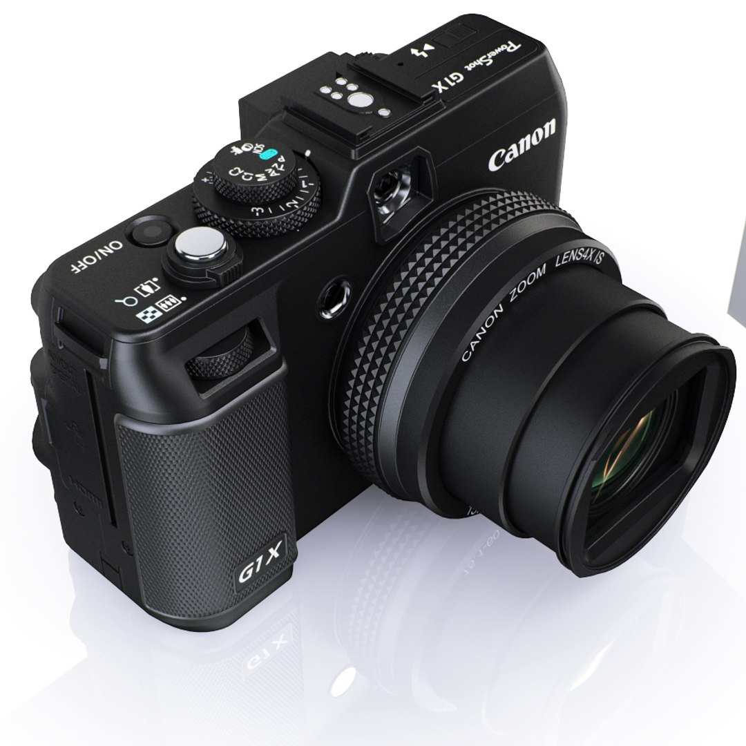 3ds max digital camera canon powershot