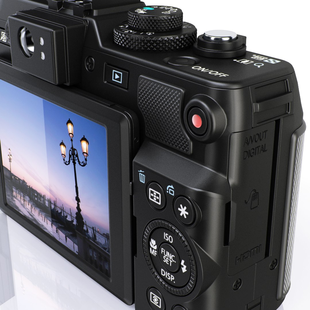 3ds max digital camera canon powershot