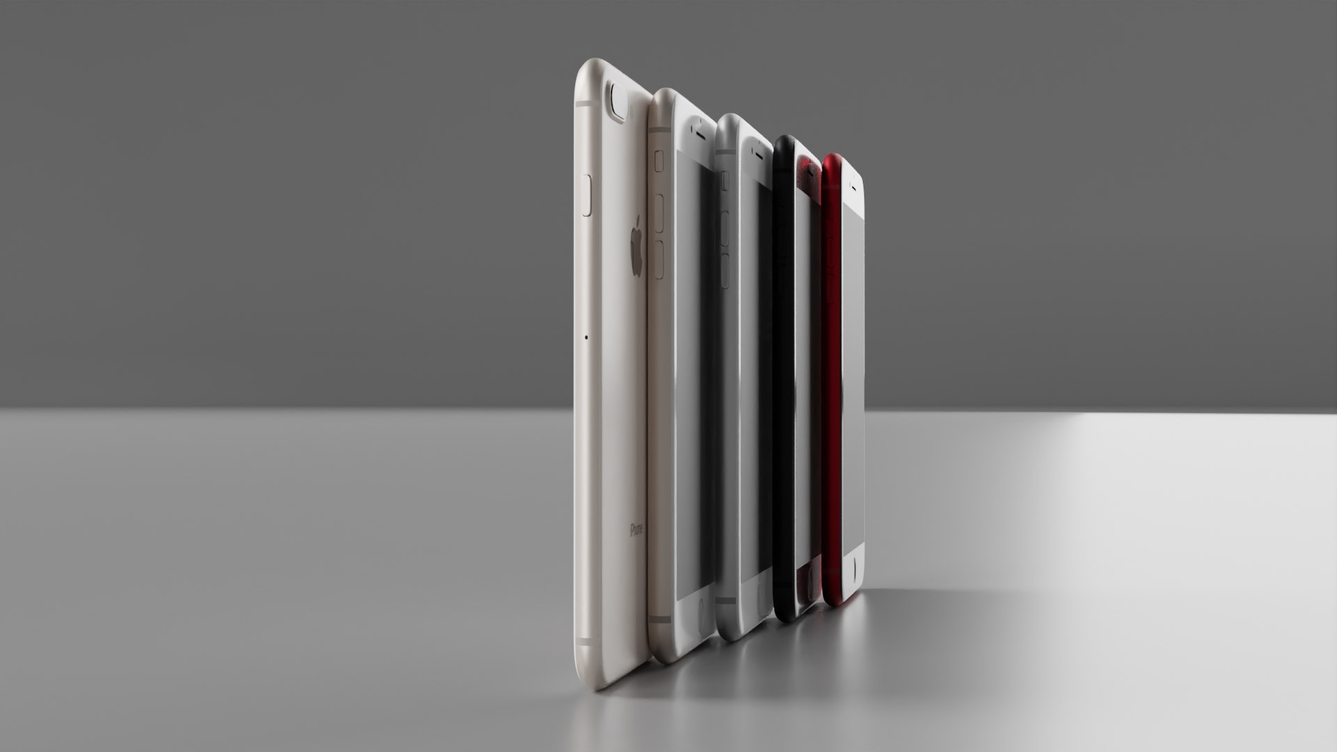 3D iPhone 8 Plus All Colors Smartphone model - TurboSquid 2080640