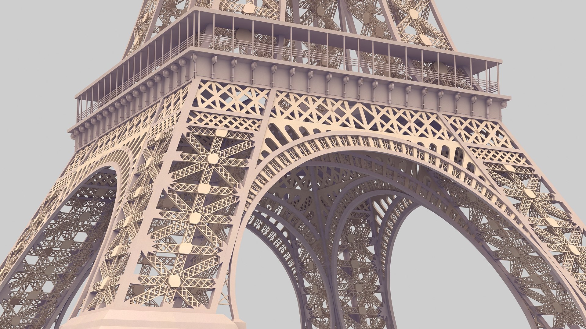 3D Model Eiffel Tower France - TurboSquid 2275664