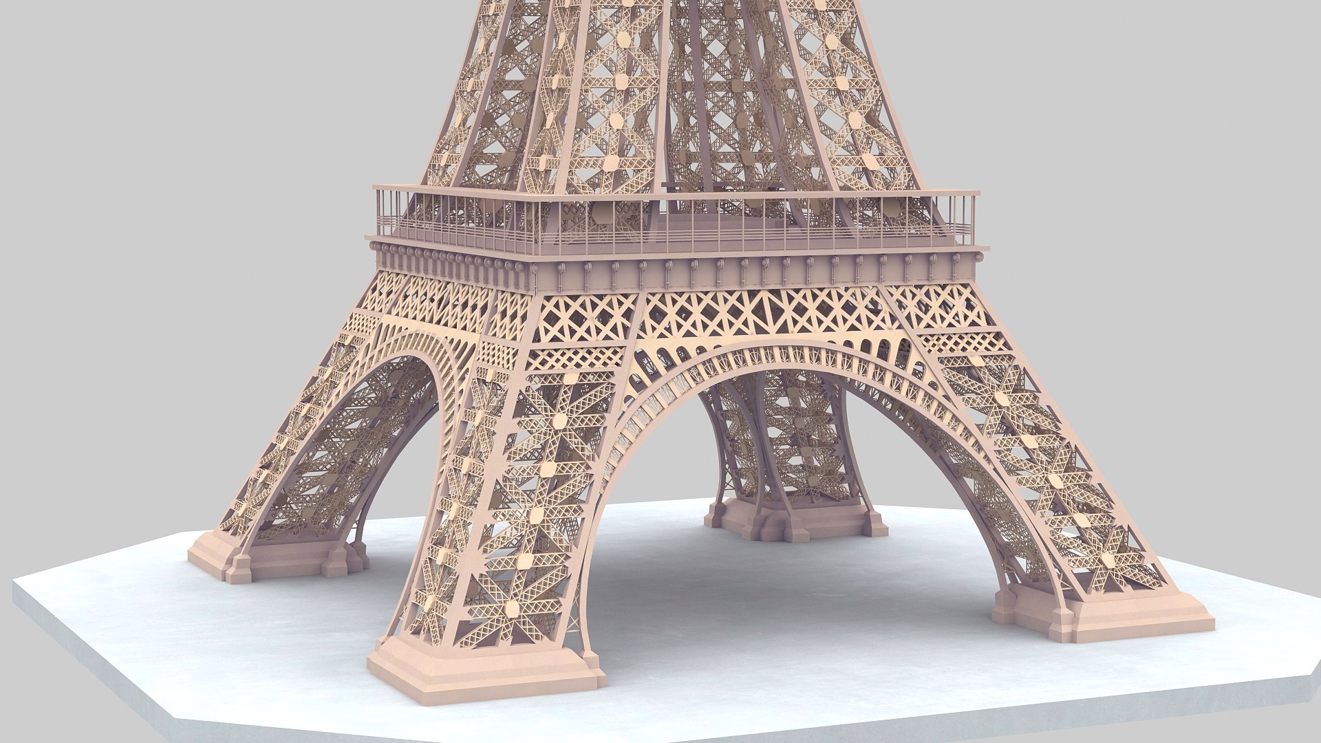 3D Model Eiffel Tower France - TurboSquid 2275664