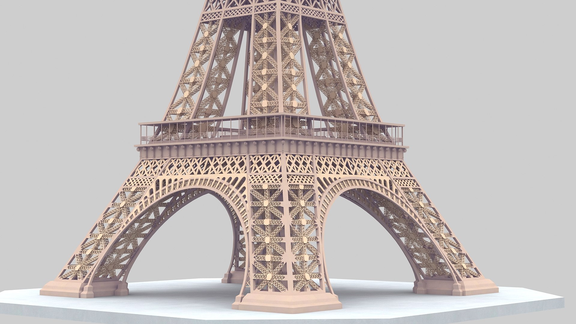 3D Model Eiffel Tower France - TurboSquid 2275664