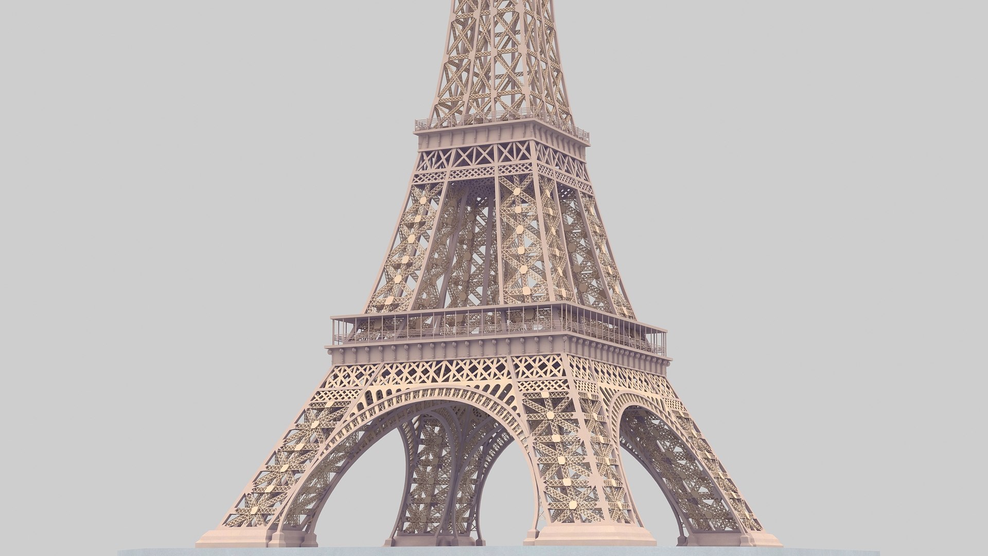 3D Model Eiffel Tower France - TurboSquid 2275664