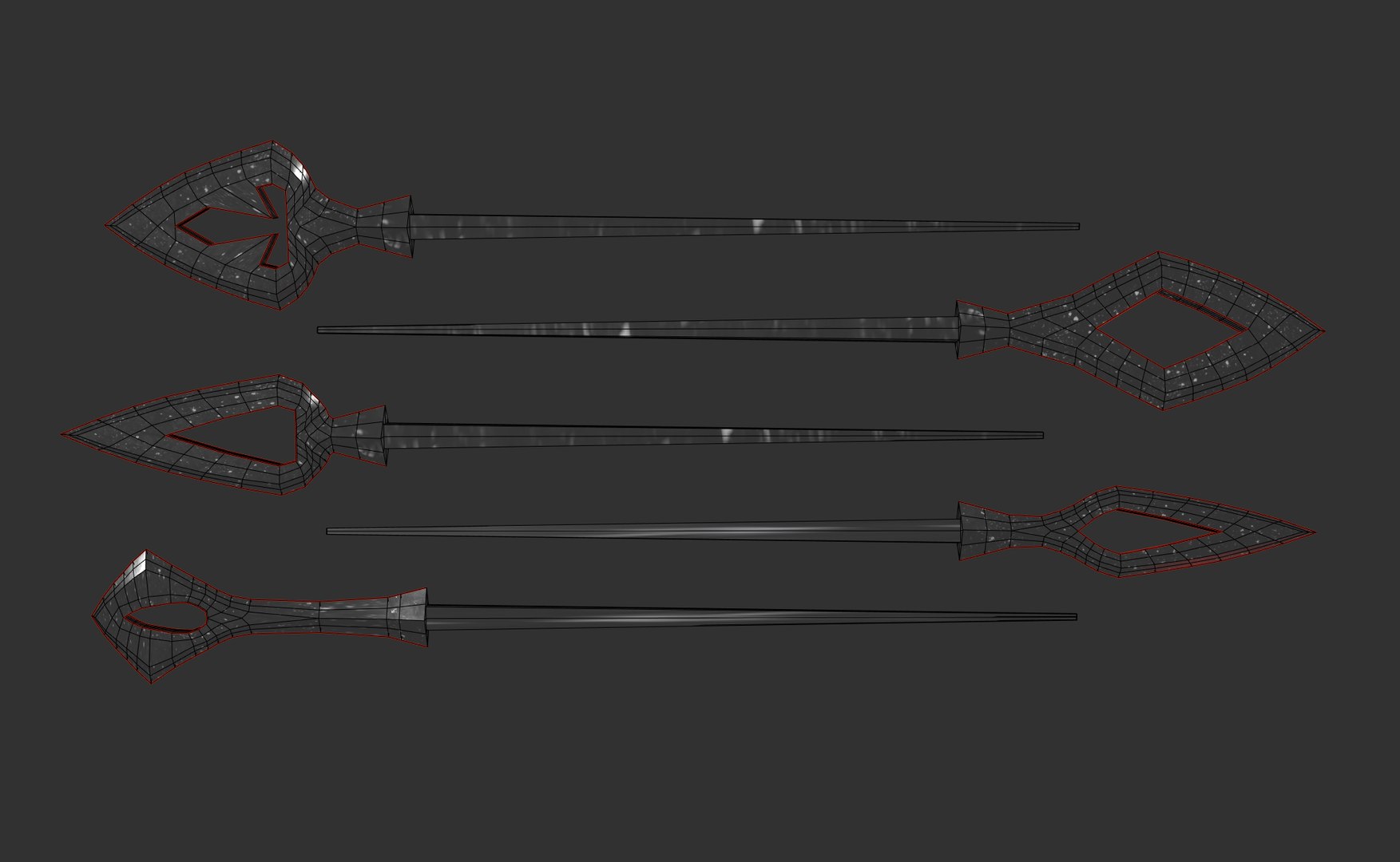 3D Set Japanese Arrows - TurboSquid 1357084