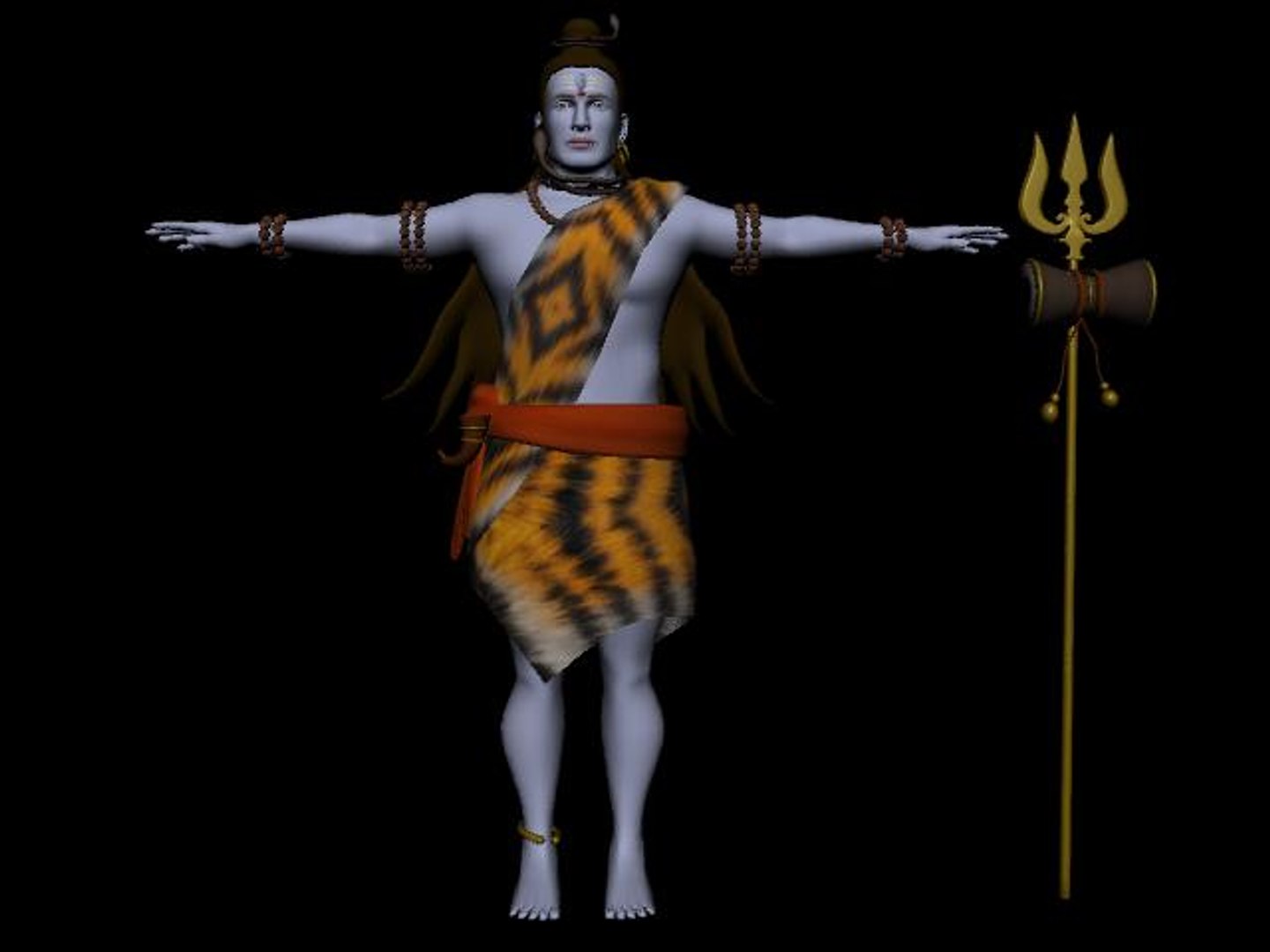 3d Model Lord Shivji