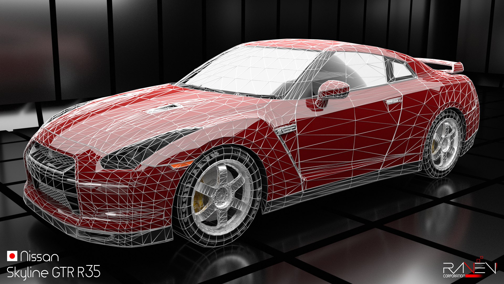 3d Model Of Nissan Skyline Gtr R35