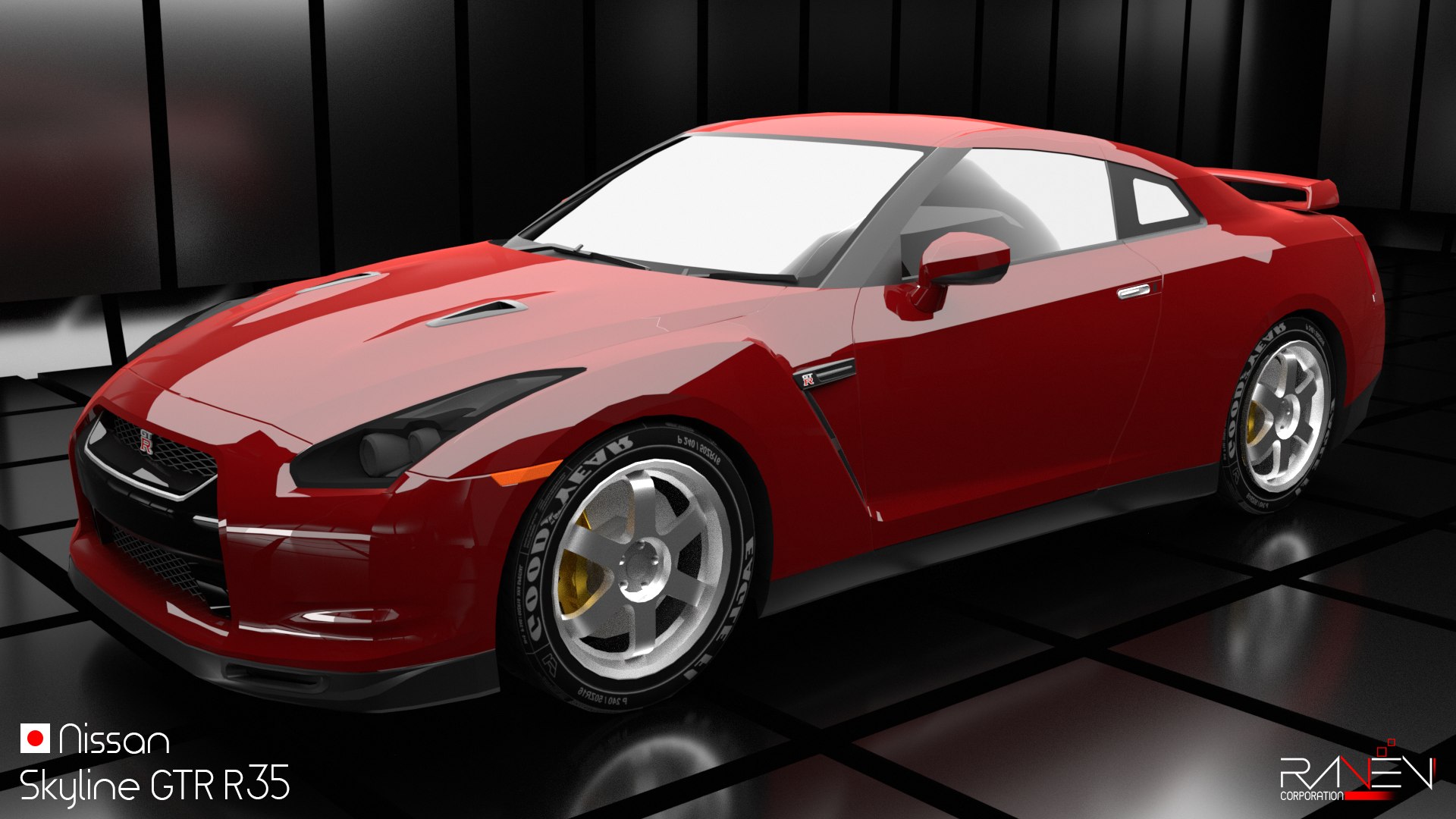 3d Model Of Nissan Skyline Gtr R35
