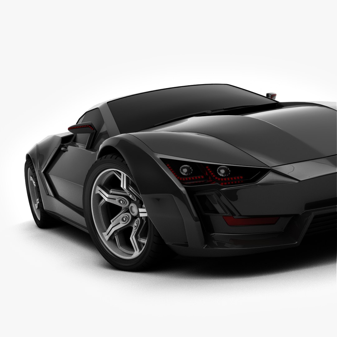 Concept Car Katapulta 3d Model