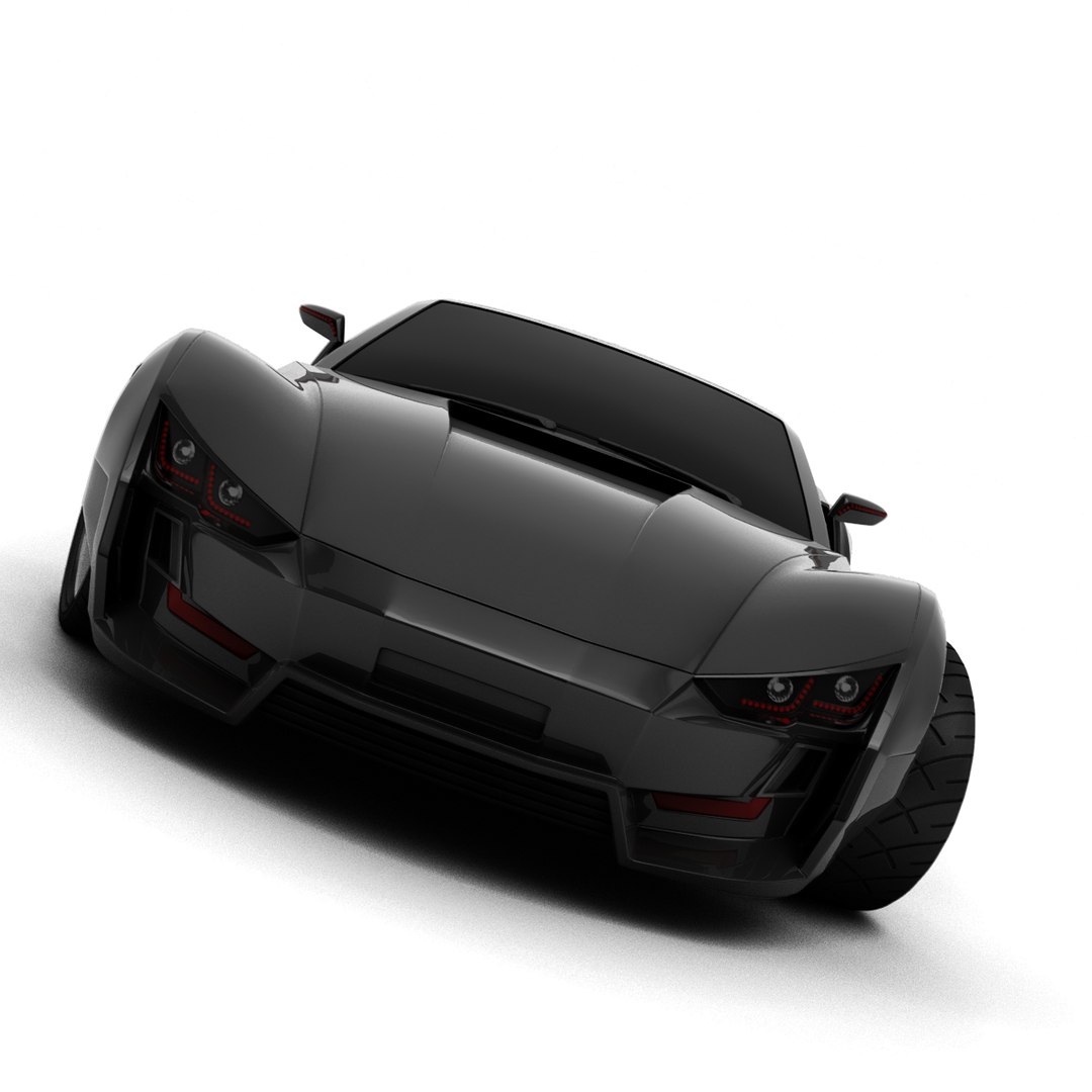 Concept Car Katapulta 3d Model