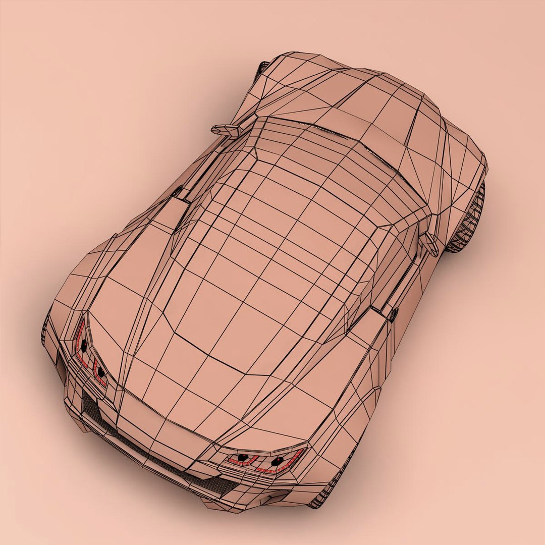 Concept Car Katapulta 3d Model