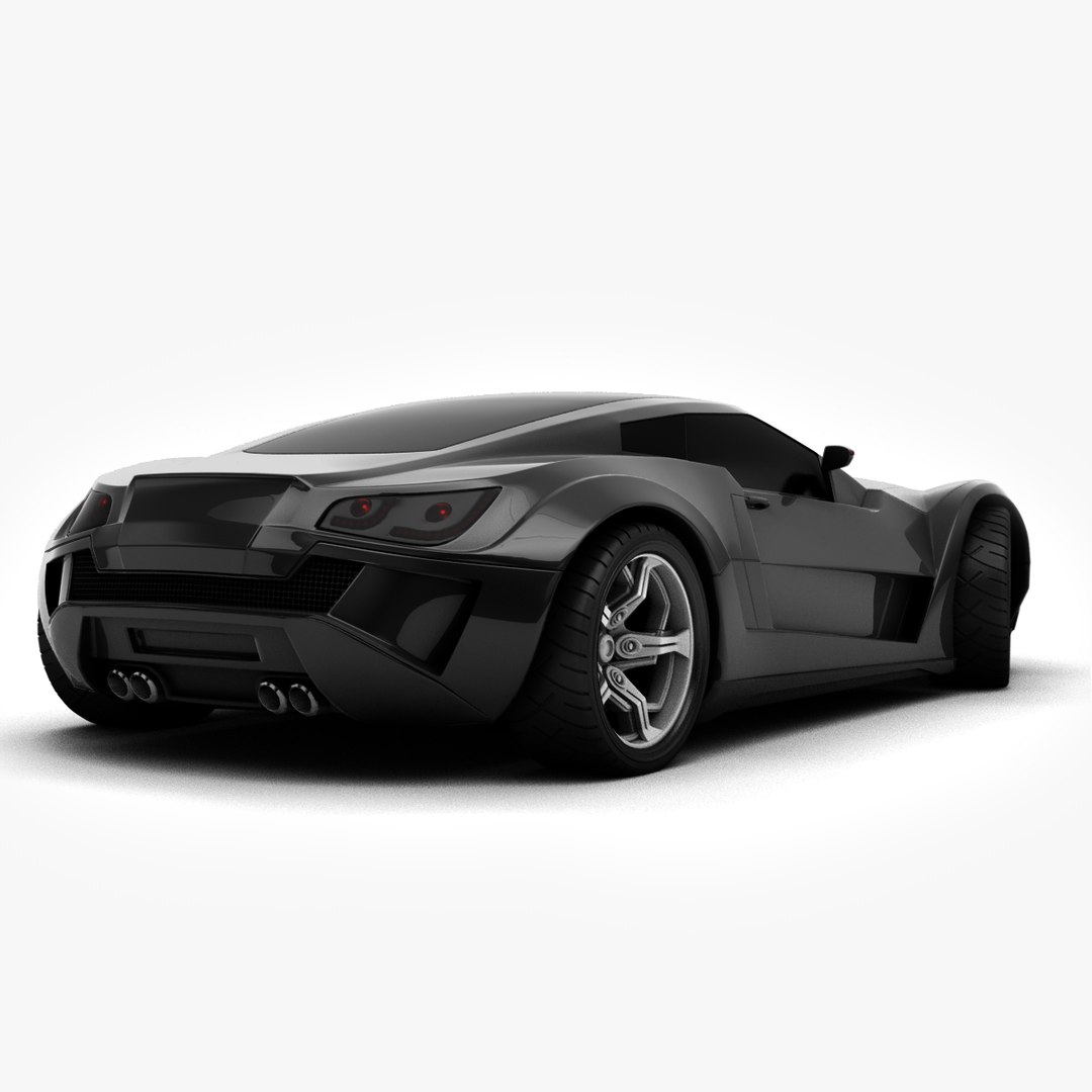 Concept Car Katapulta 3d Model