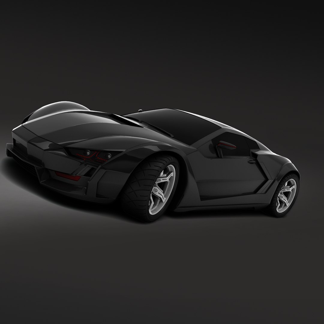 Concept Car Katapulta 3d Model