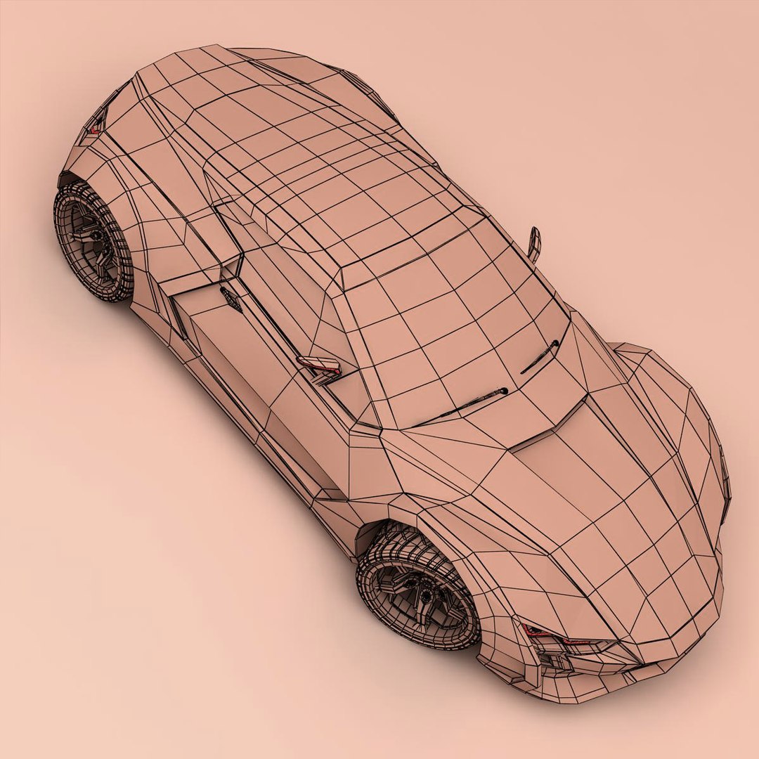 Concept Car Katapulta 3d Model