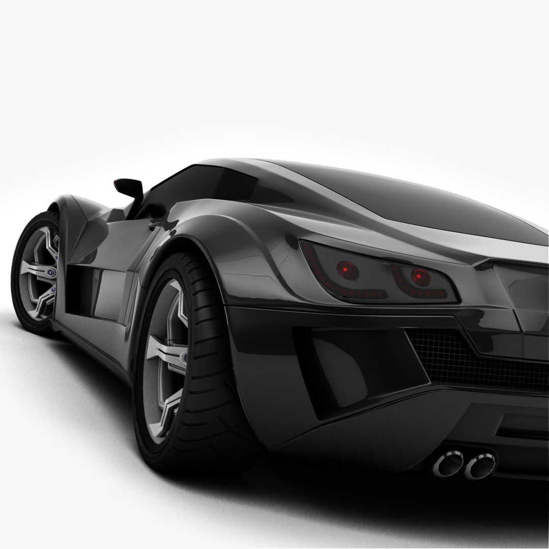 Concept Car Katapulta 3d Model