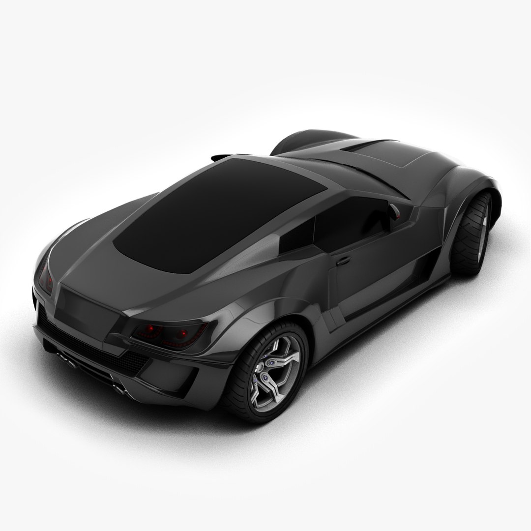 Concept Car Katapulta 3d Model