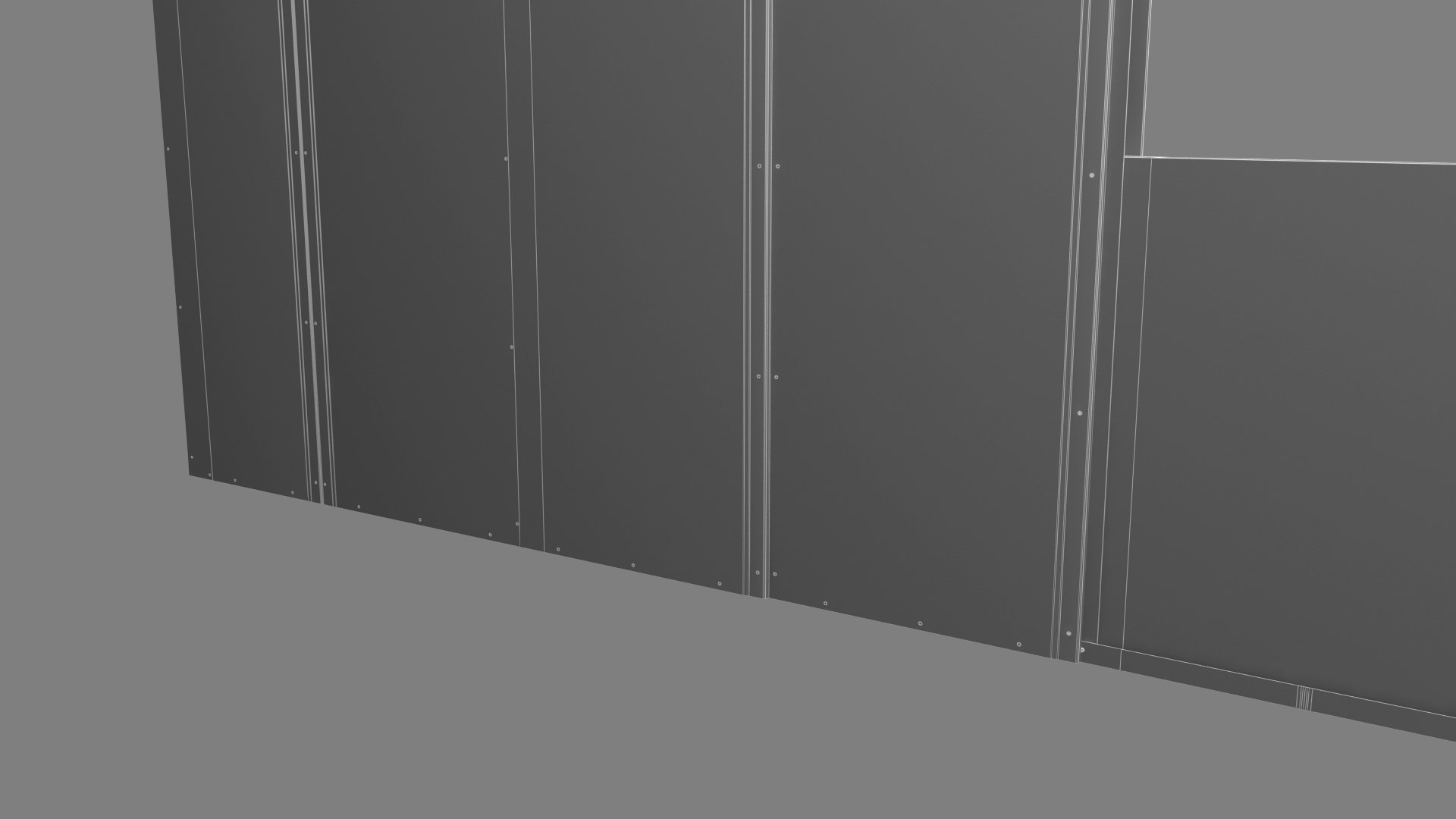 3D Model Gypsum Wall - TurboSquid 2013504