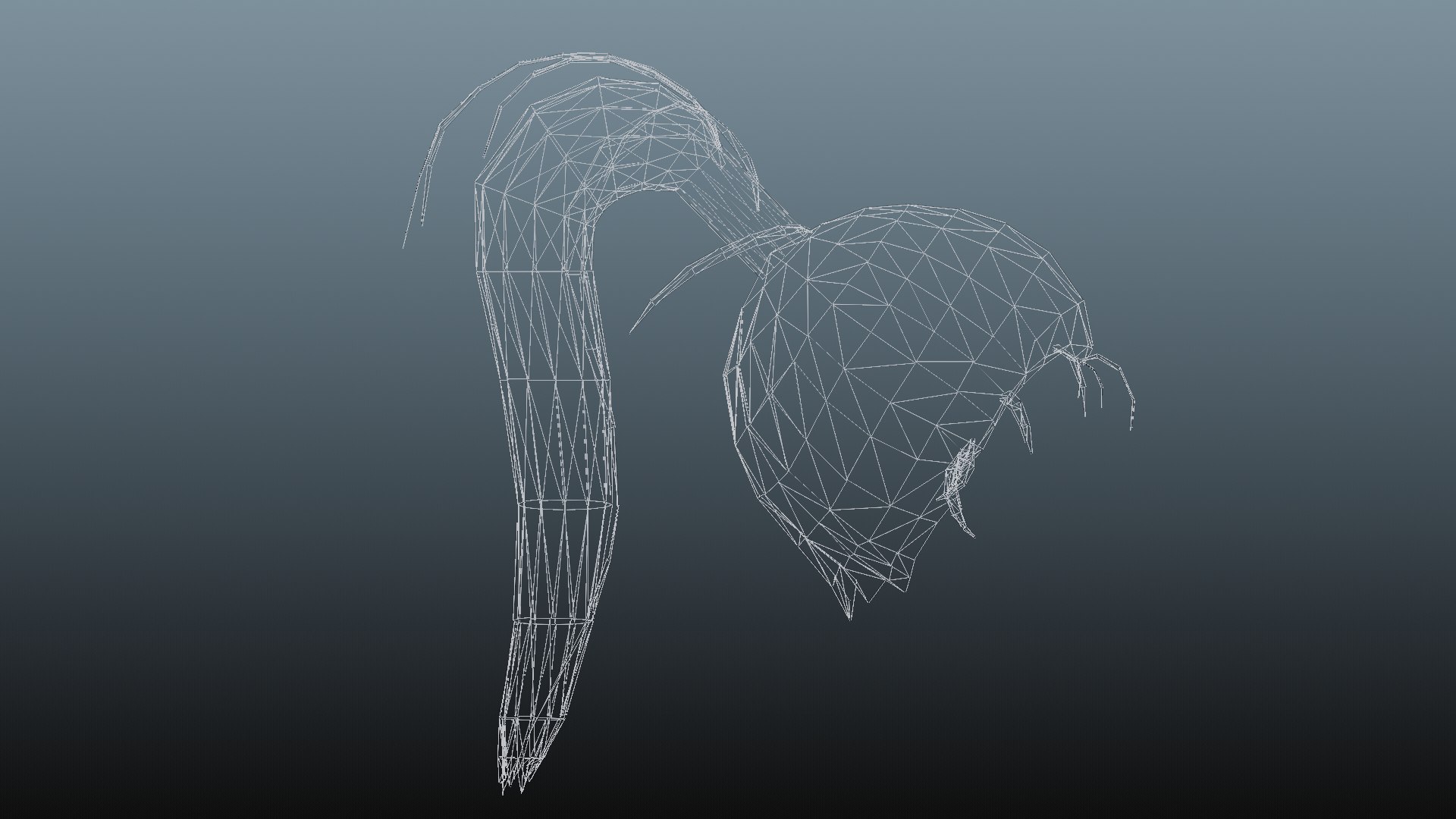 3D Female Hair Low Poly Model - TurboSquid 2079717