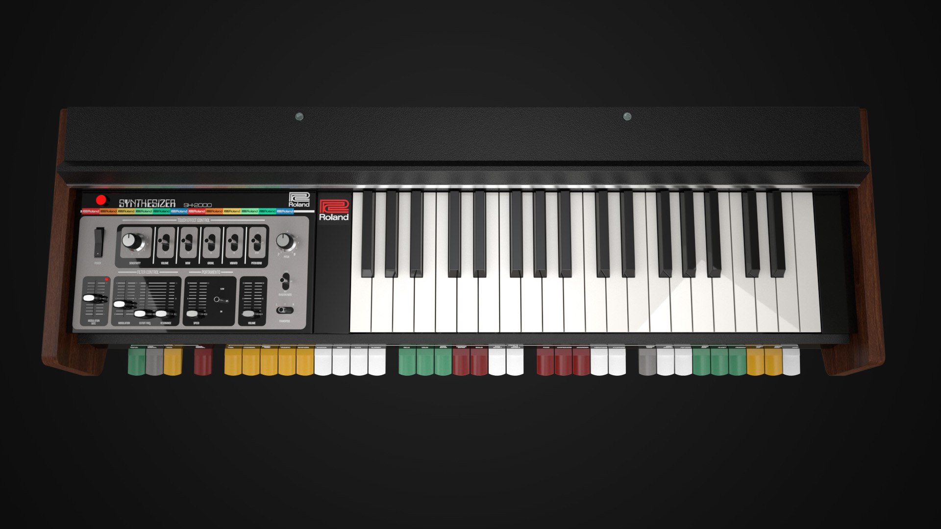 ROLAND SH-2000 - MODEL 3D - TurboSquid 2207437