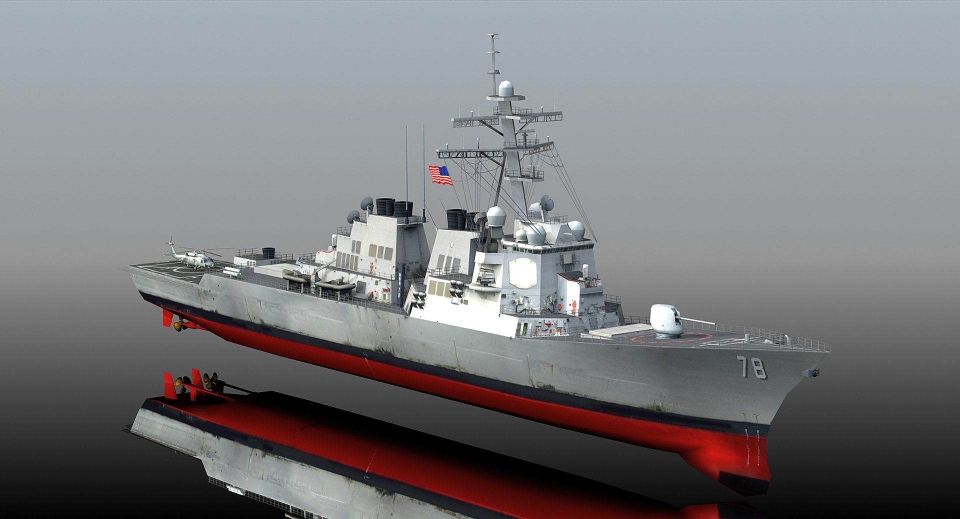 3D Uss Porter Ddg-78 Dd Model | 1146547 | TurboSquid