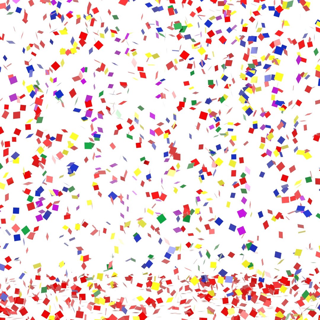 Confetti 3d Model