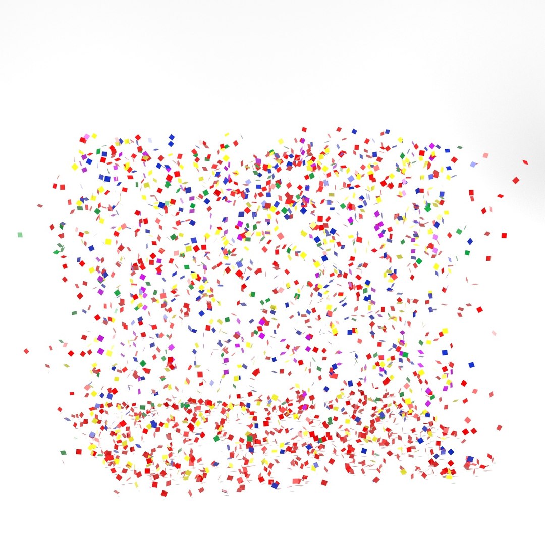Confetti 3d Model