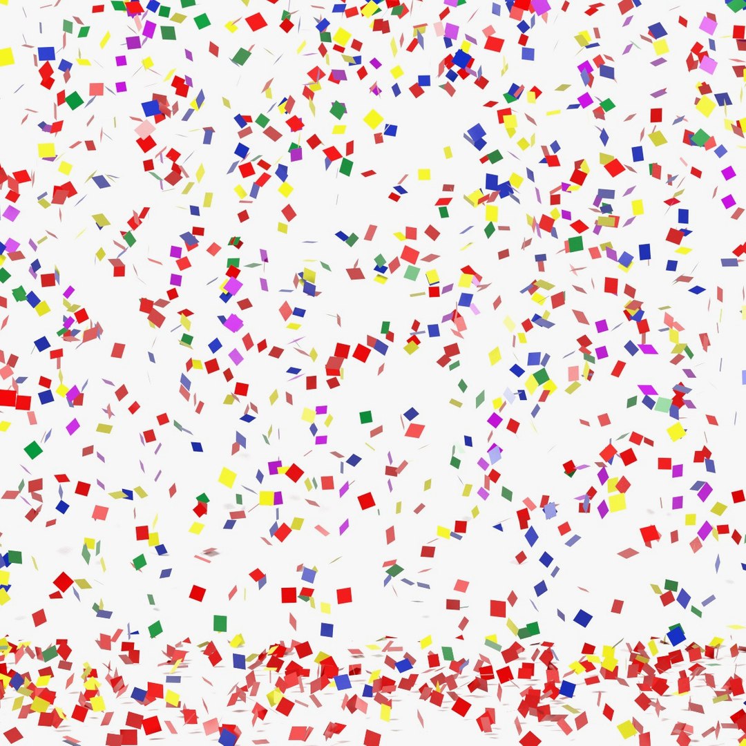 Confetti 3d Model