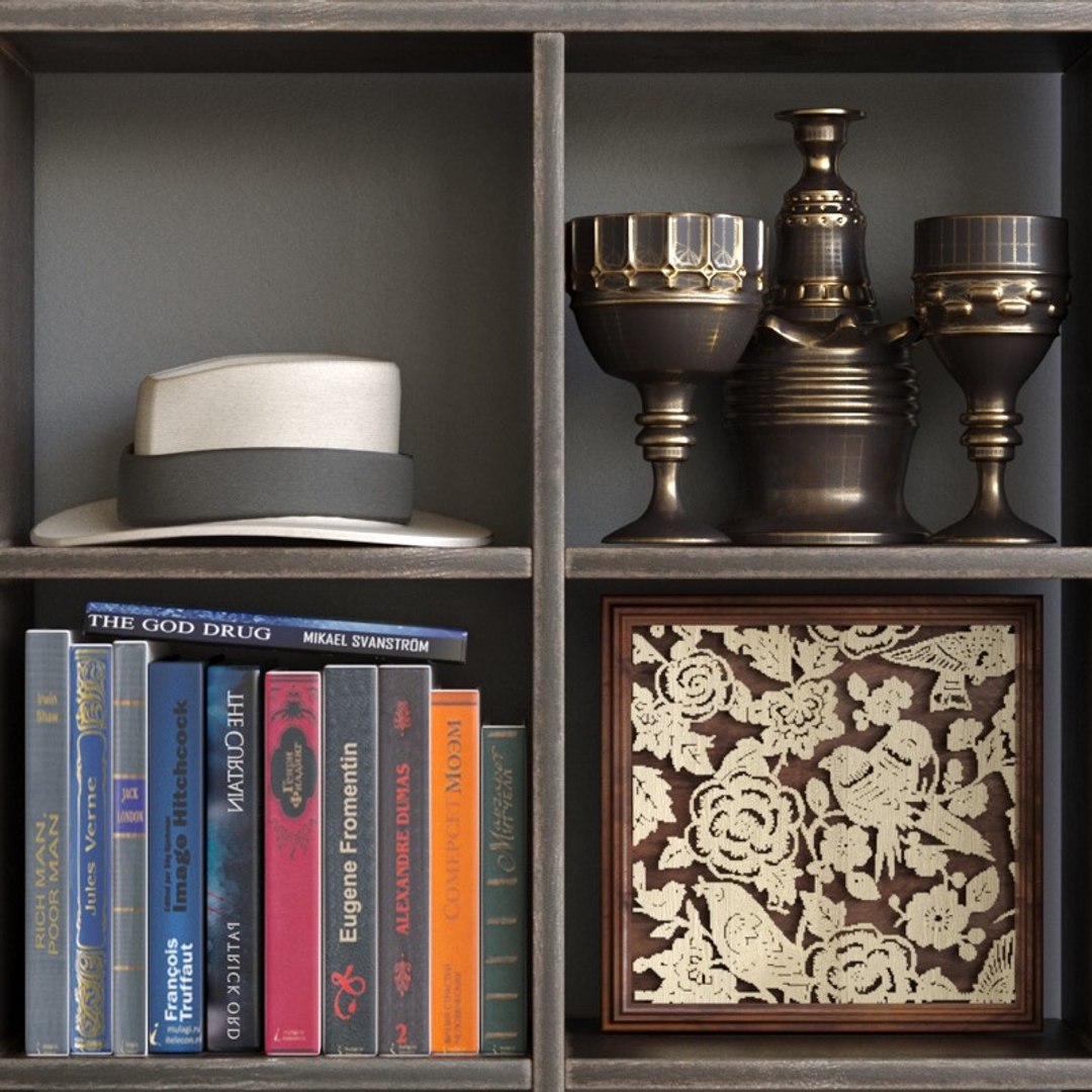 3D Book Decoration Vase - TurboSquid 1278671