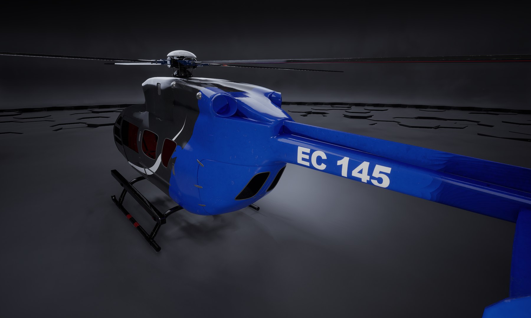 Helicopter EC 145 3D Model - TurboSquid 2375149