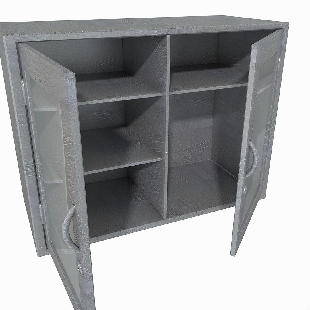 3d Medical Metal Cabinet