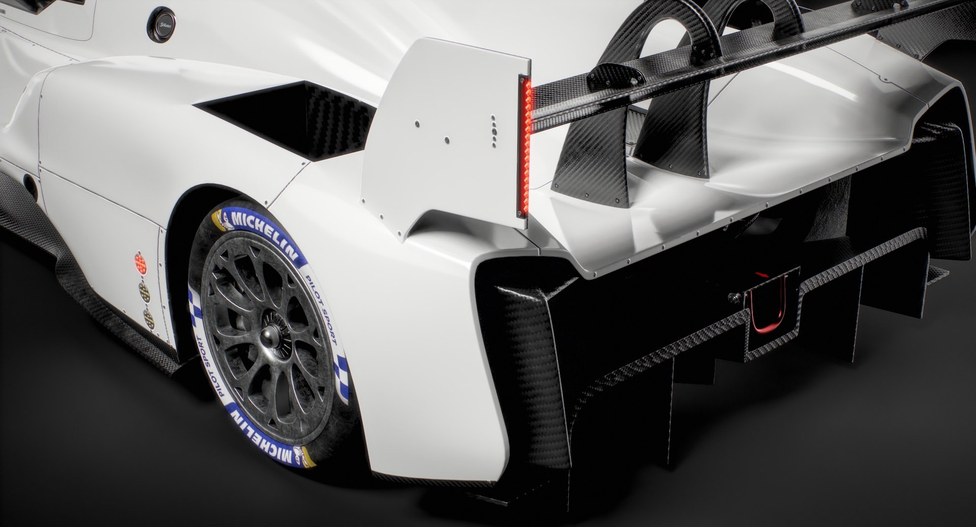 3D Toyota GR010 Hybrid LMH Hypercar WEC Season 2023 White Mockup model ...