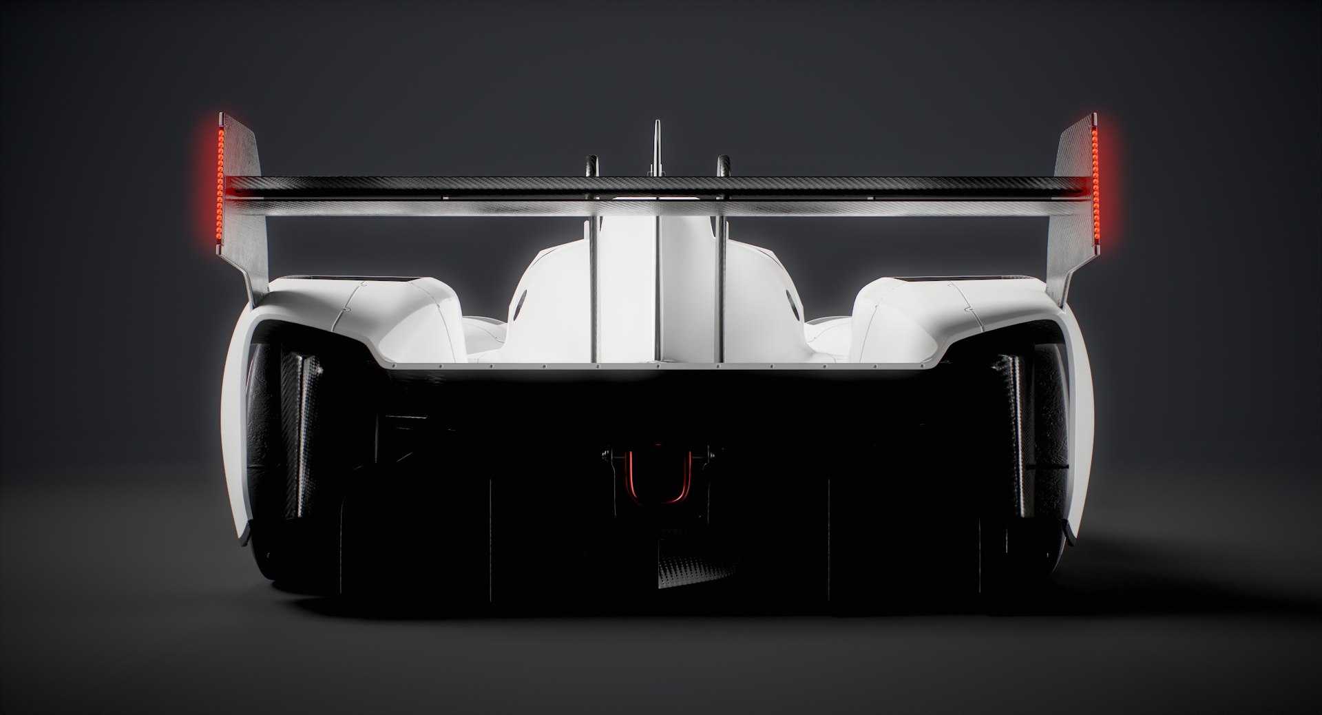 3D Toyota GR010 Hybrid LMH Hypercar WEC Season 2023 White Mockup model ...
