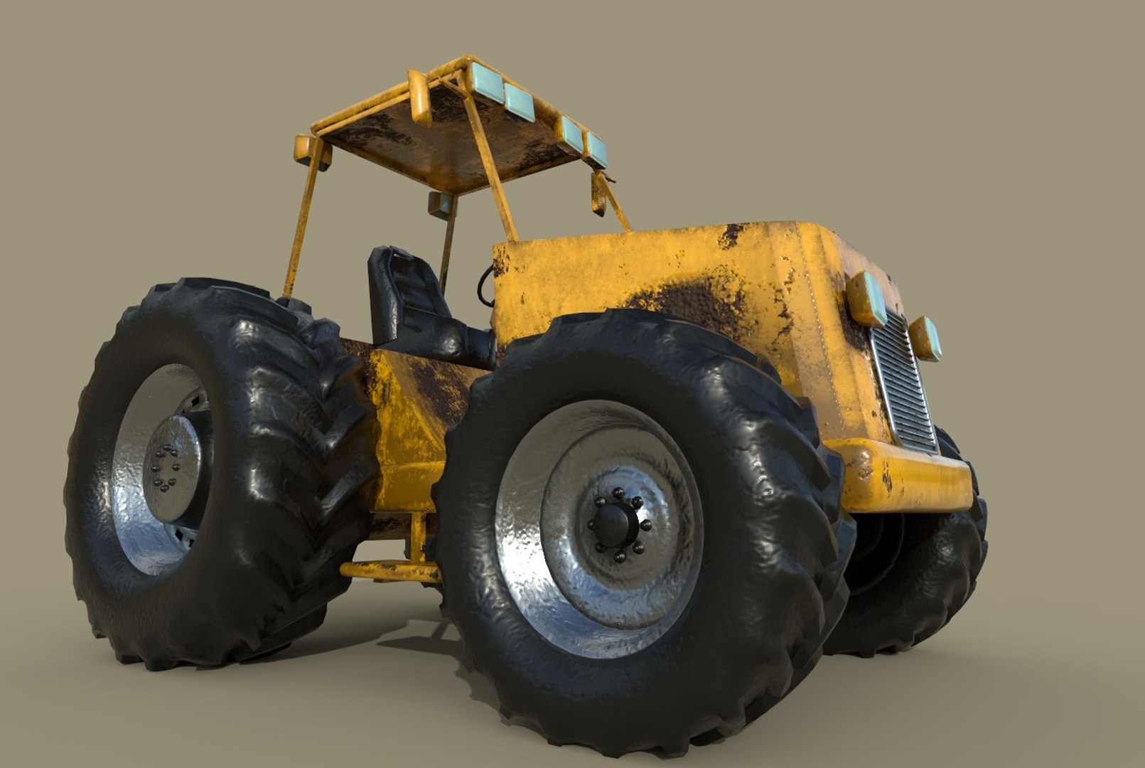 Tractor Agriculture 3D Model - TurboSquid 1654776