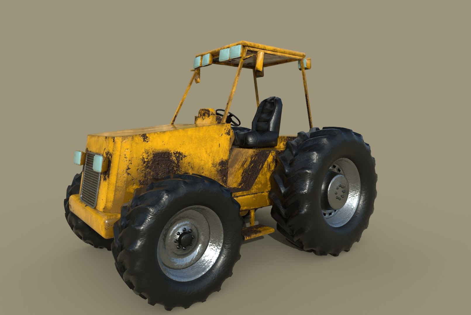Tractor Agriculture 3D Model - TurboSquid 1654776