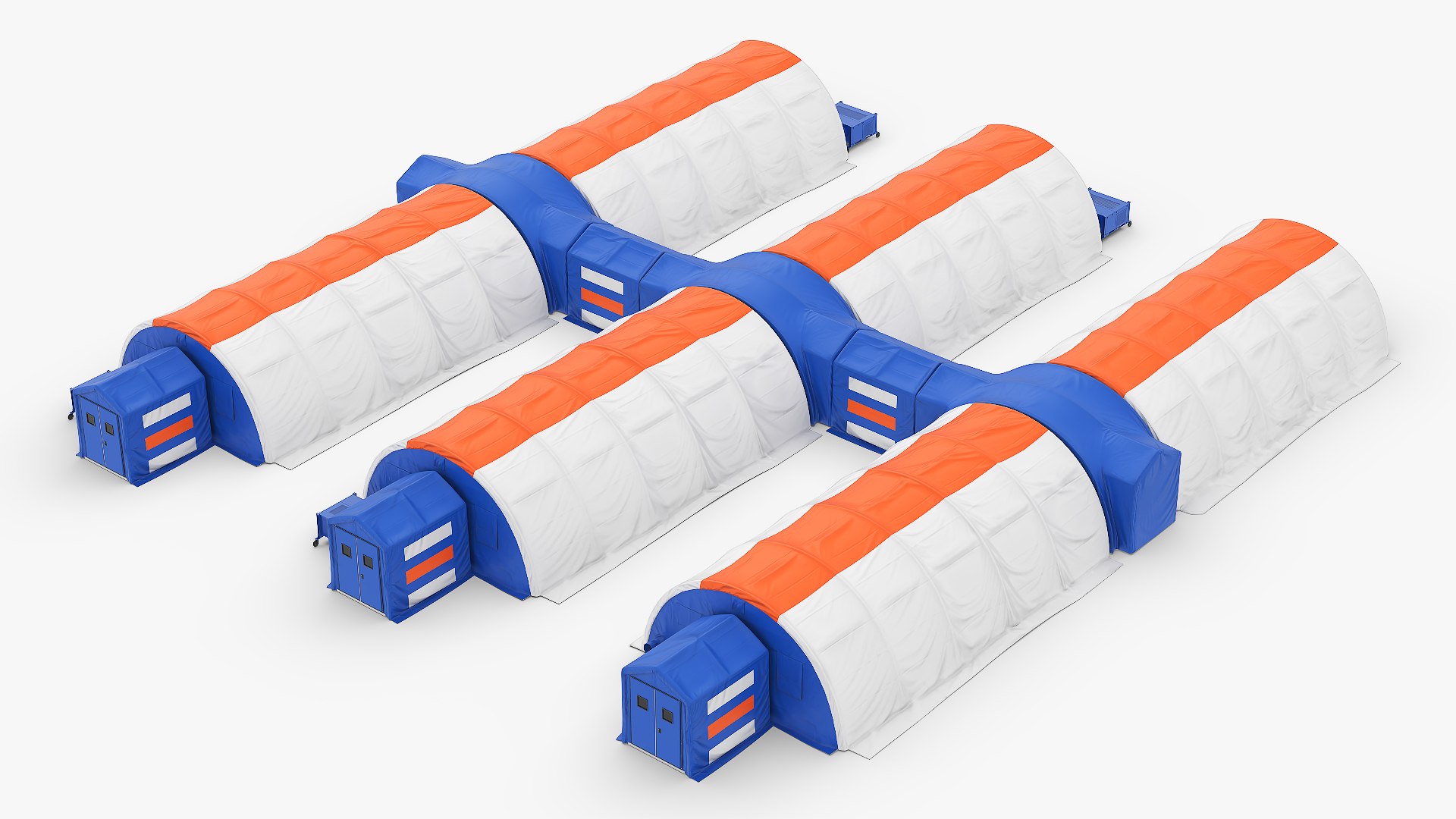 3D Negative Pressure Isolation Hospital Shelters Model - TurboSquid 2342321