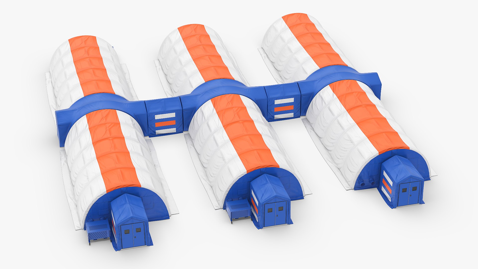 3D Negative Pressure Isolation Hospital Shelters Model - TurboSquid 2342321