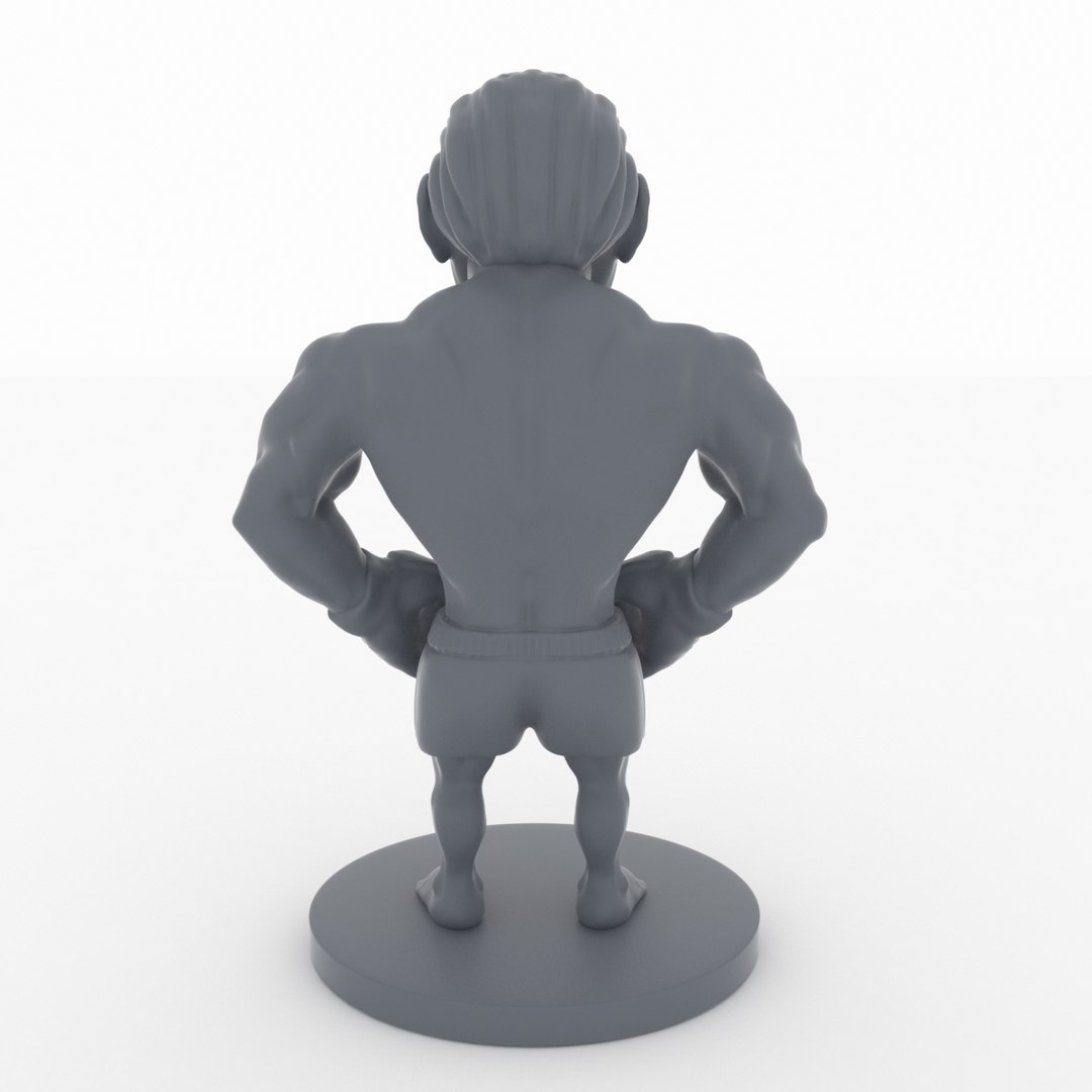 3ds max miniature boxing champion