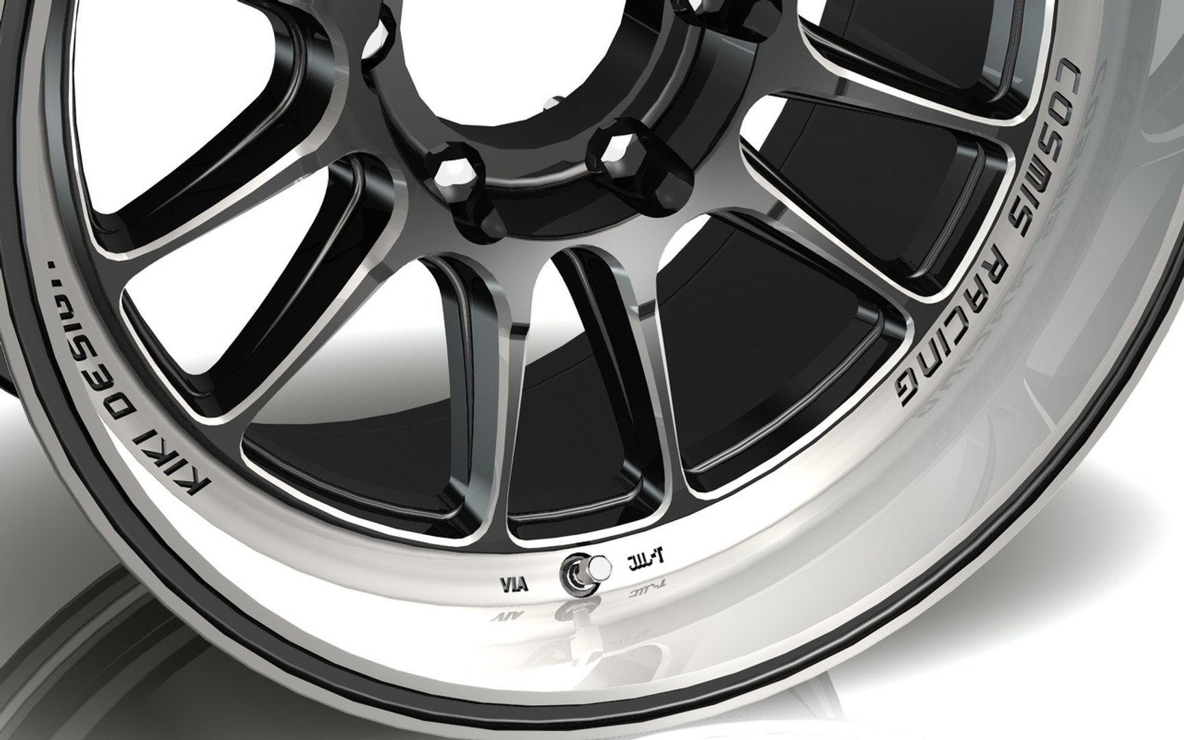 3D Model Wheel Cosmis Xt-206 - TurboSquid 1404944