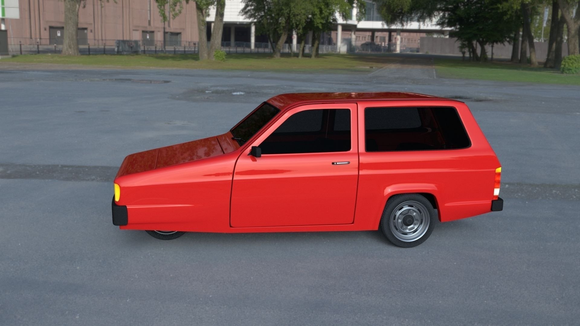 3d Robin Reliant Hdri Model