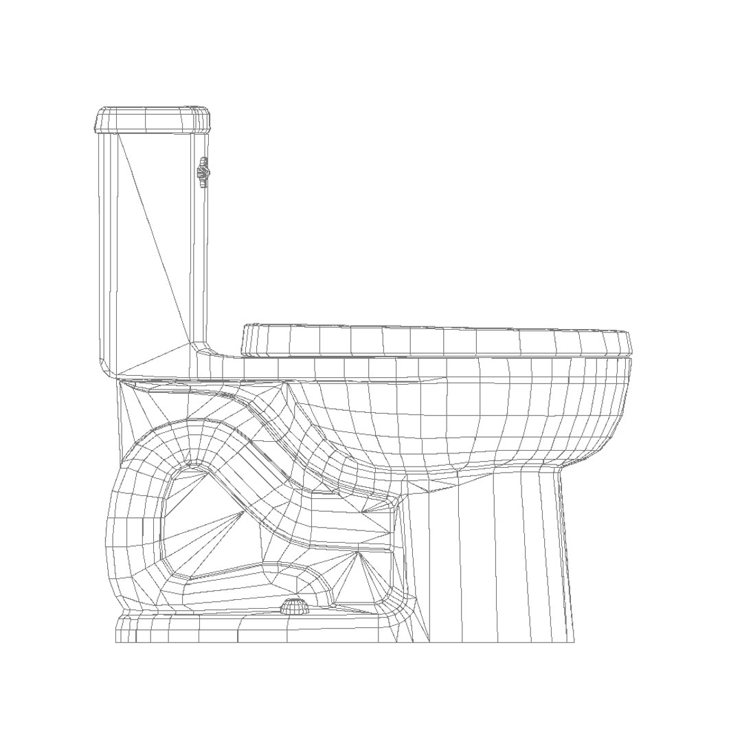 Toilet Polys Unity Model - TurboSquid 1276993