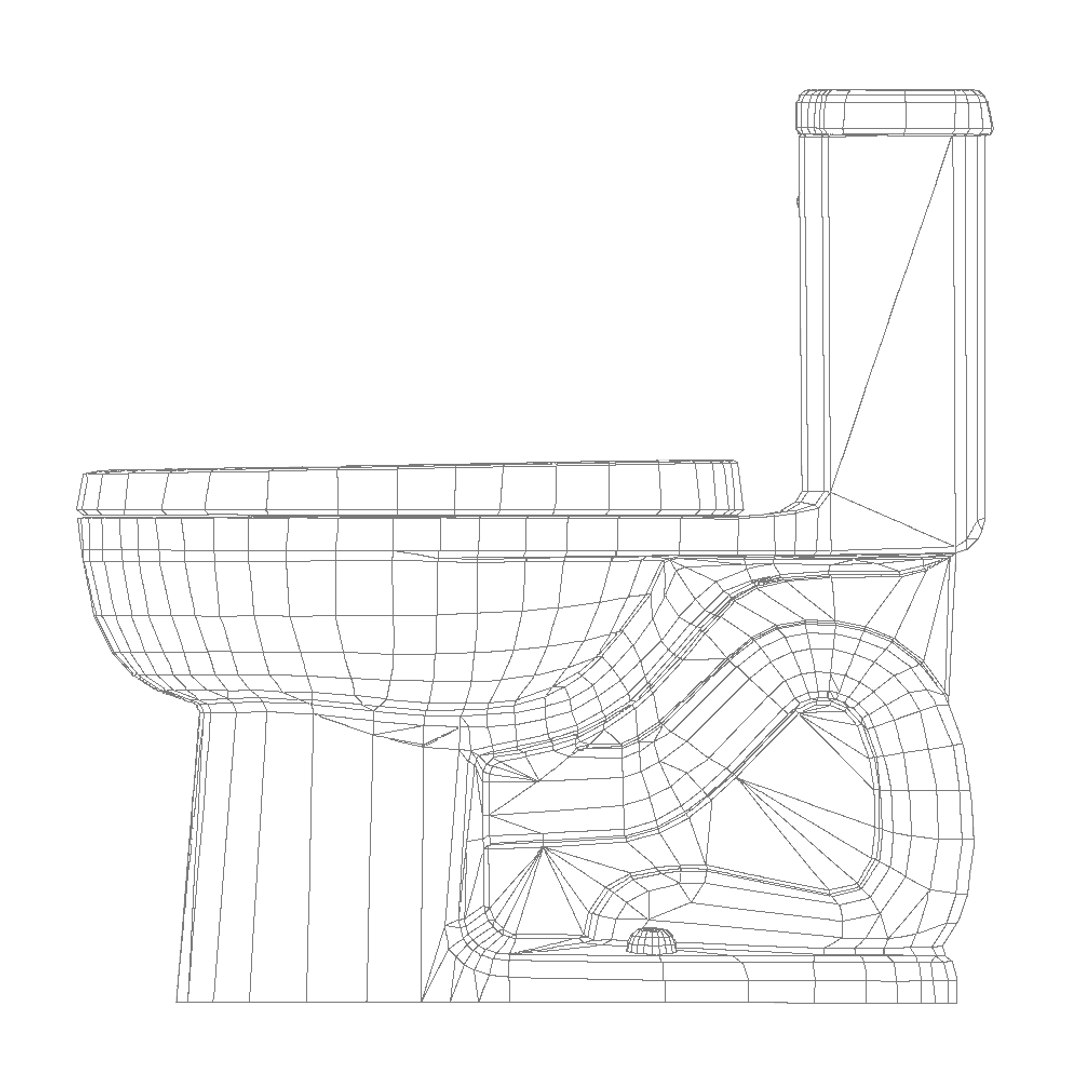 Toilet Polys Unity Model - TurboSquid 1276993